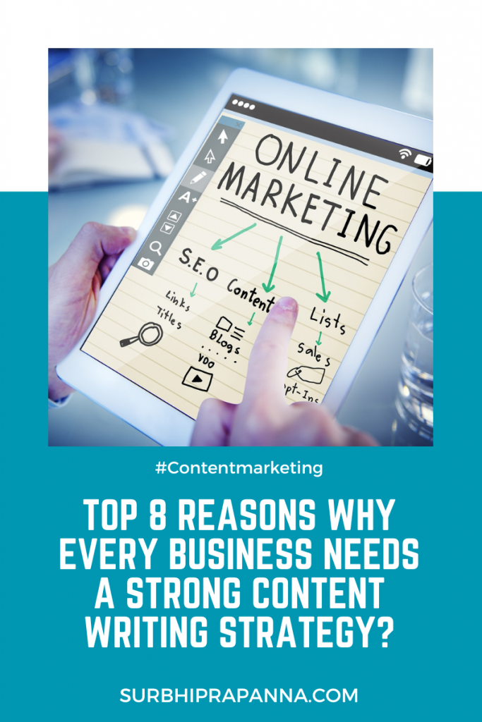 Top 8 reasons Why every brand needs a strong content writing strategy ...
